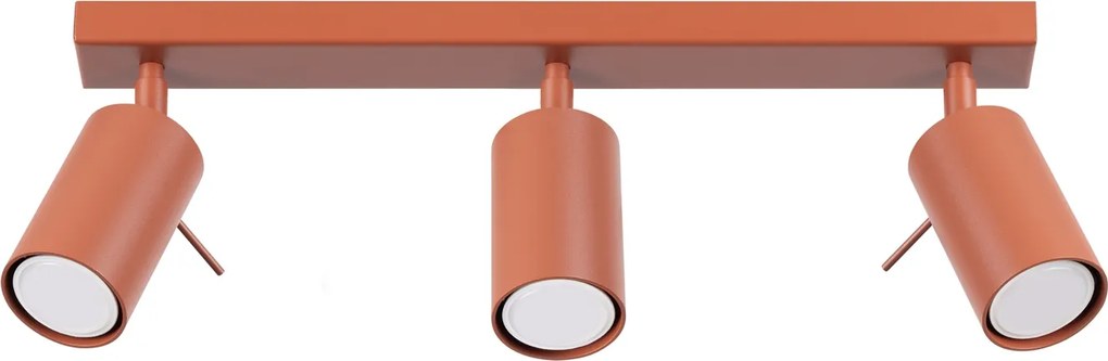 Sollux Lighting Stropní svítidlo RING 3L červená ochra