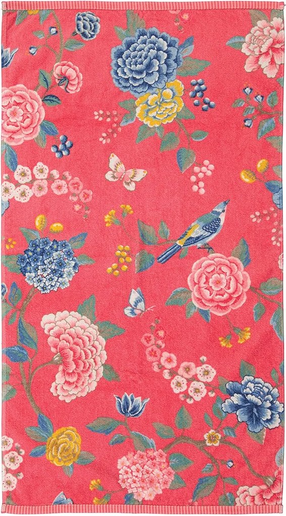 Pip Studio Good Evening bavlněná froté osuška coral 70x140 cm (osuška z velmi kvalitního bavlněného froté)