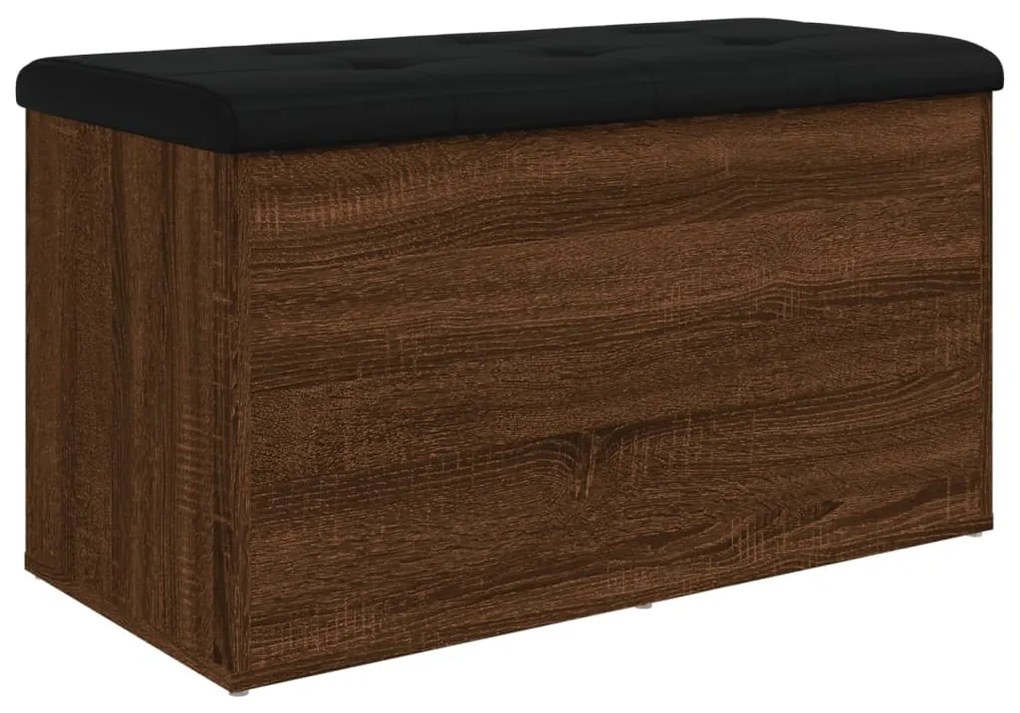 Úložná lavice hnědý dub 82 x 42 x 45 cm kompozitní dřevo