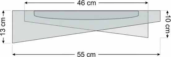 LED Stropní svítidlo GALAXY MODERN LED/24W/230V pr. 55 cm černá/zlatá