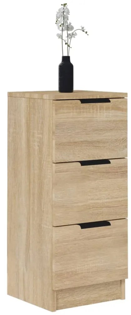 Příborníky 2 ks dub sonoma 30 x 30 x 70 cm kompozitní dřevo - Default Title