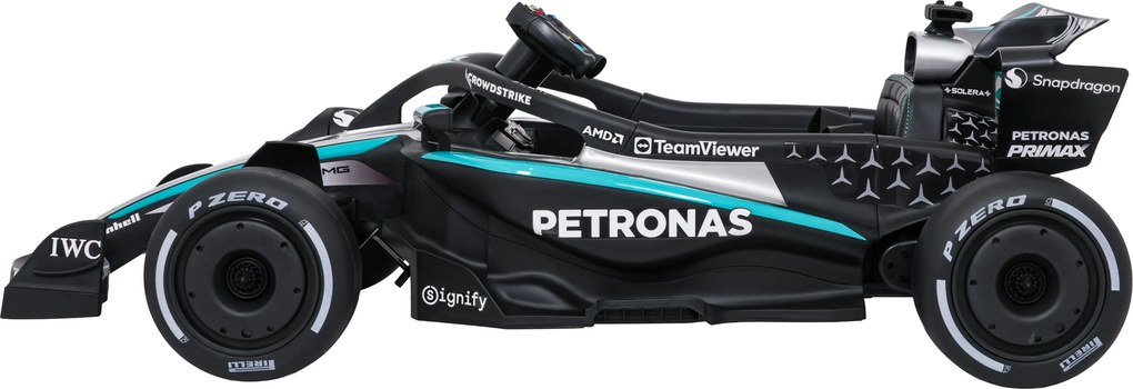 Ramiz Formule AMG Petronas F1 elektrické autíčko pro děti černé na dálkové ovládání + ovladač R/C