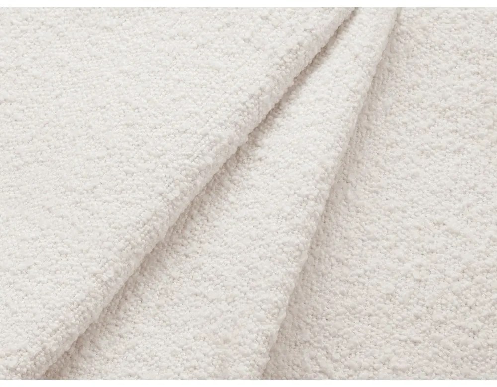 Krémová rozkládací/s úložným prostorem pohovka z textilie bouclé 222 cm Bali – Cosmopolitan Design