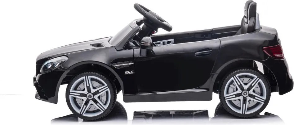 LEAN CARS Elektrické autíčko Mercedes SLC 300 LED MP3 černé