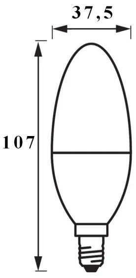 SADA 3x LED Stmívatelná žárovka SMART+ E14/5W/230V 2700K - Ledvance