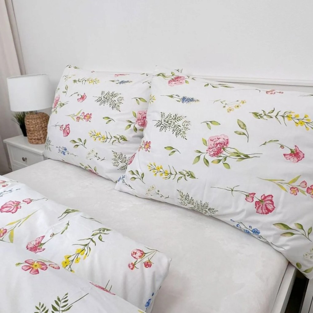 Bavlněný povlak na polštář - Léto Zapínání: knoflík, Velikost polštáře: 70x90