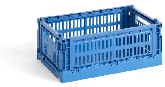 HAY Úložný box Colour Crate S, electric blue