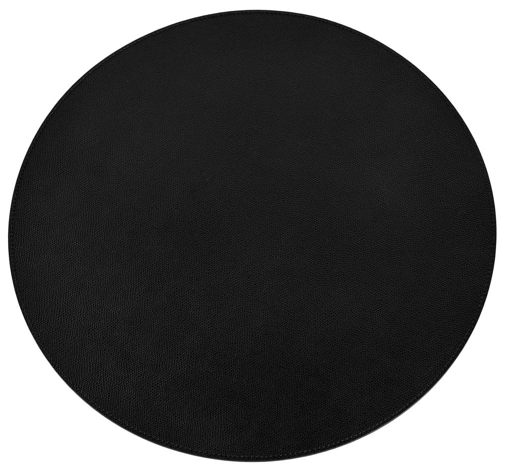 Kruhové prostírání Liverpool 40 cm, černá
