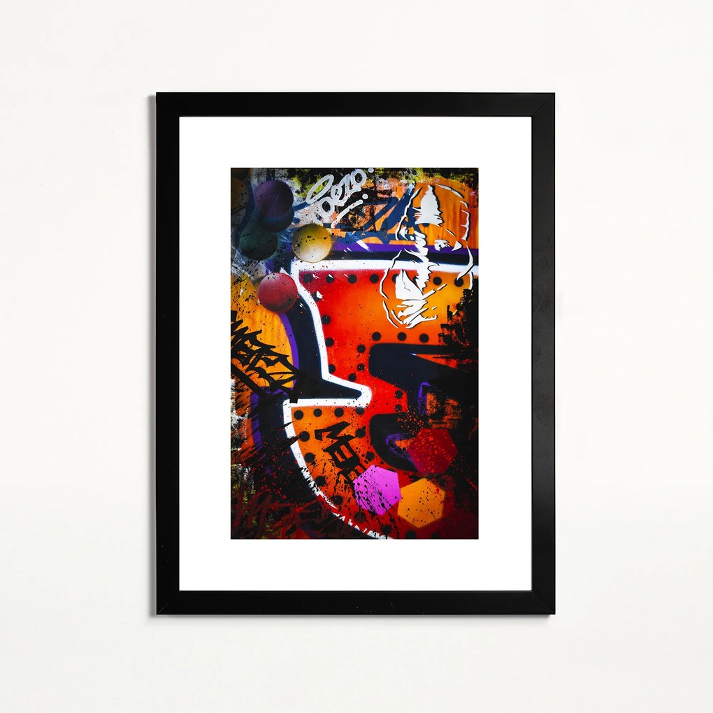 Maezo | Industrial Rám: Černý, Velikost: 40 x 30 cm