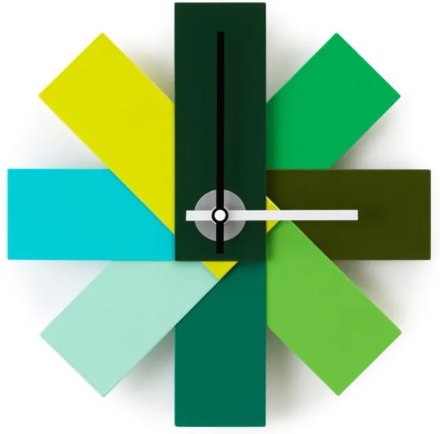 Normann Copenhagen Nástěnné hodiny Watch Me, Green