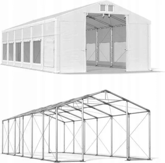 Výstavní stany 8x12 m [3 m] Pavilony Das 560 Wp