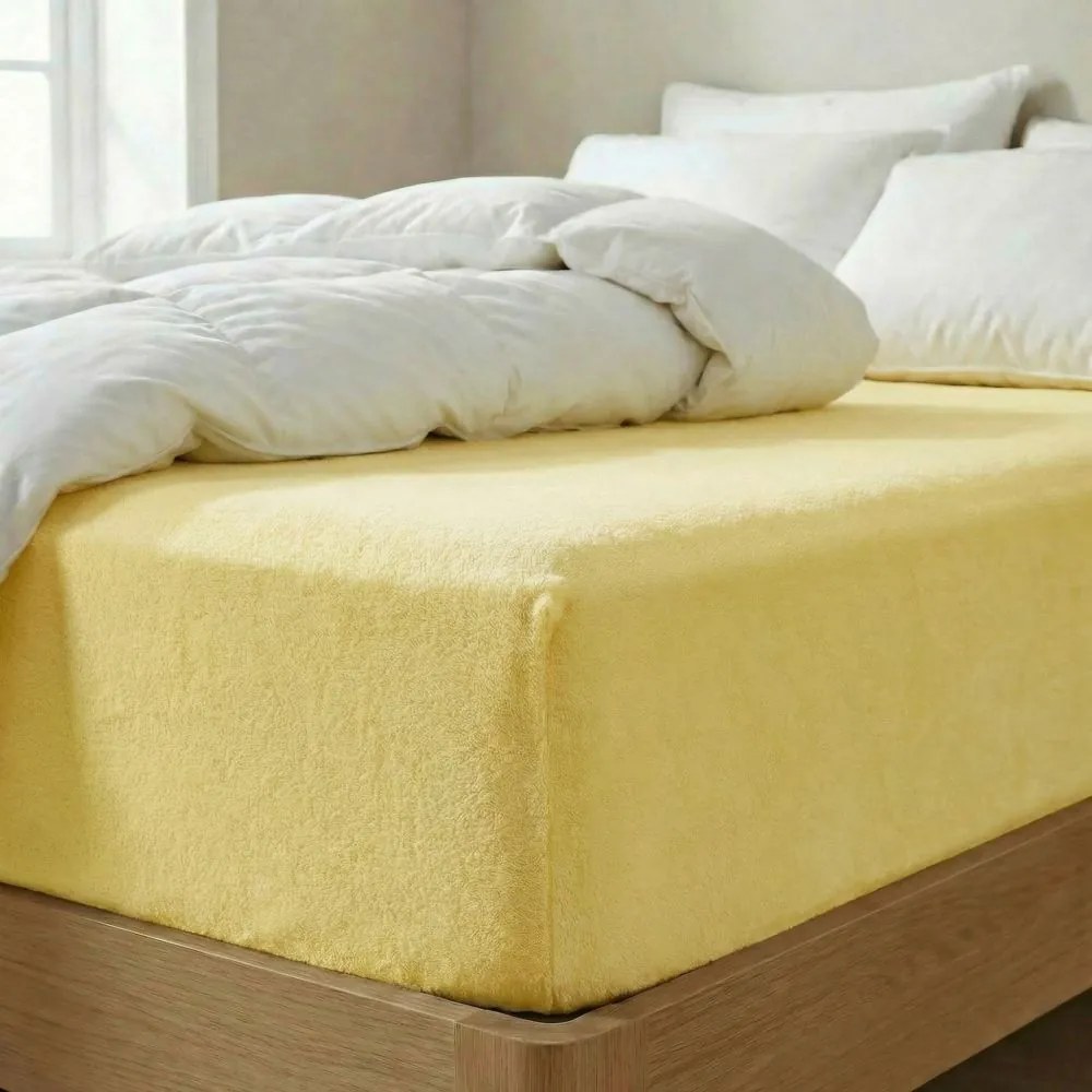 Kvalitex Froté prostěradlo citrus 100x200cm 100x200cm