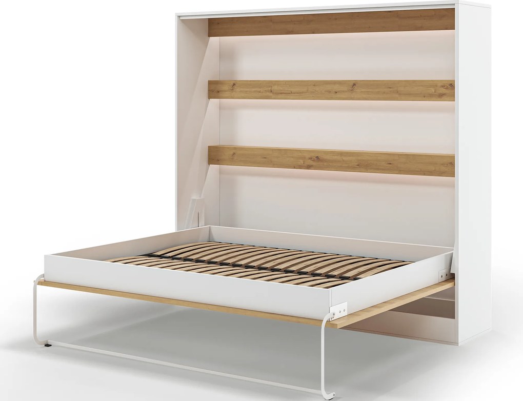 Devesto Sklápěcí postel Horizontální 160 Dub Artisan LED