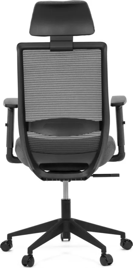 Kancelářská židle KA-V3329 BK, synchronní mechanismus, síťovina Šedá