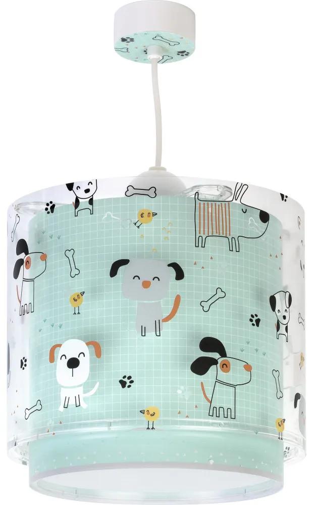 Dalber Happy Dogs 61312 dětské závěsné lampy  plast