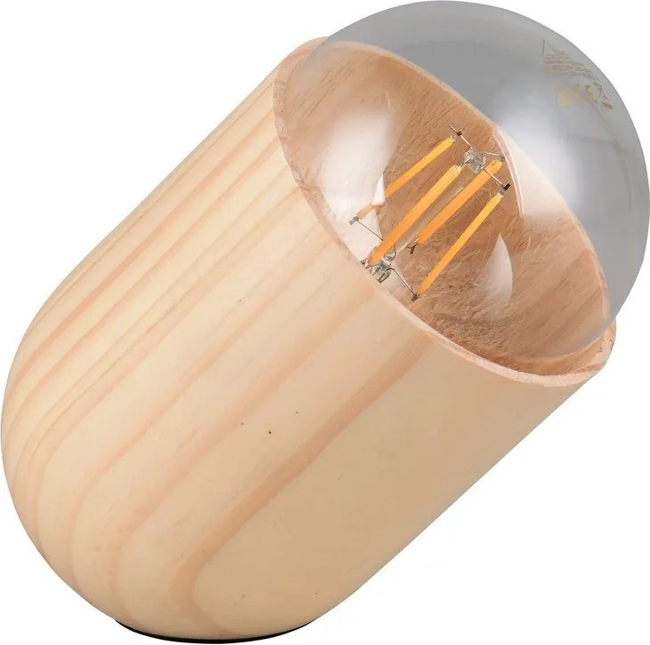 Béžová stolní lampa (výška 13,5 cm) Nara – Reality Biano.cz