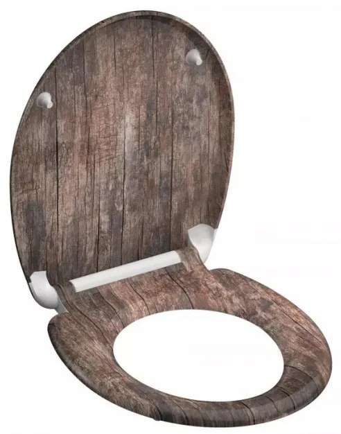 Eisl / Schüette Eisl WC sedátko Old Wood duroplast SoftClose, EasyTake