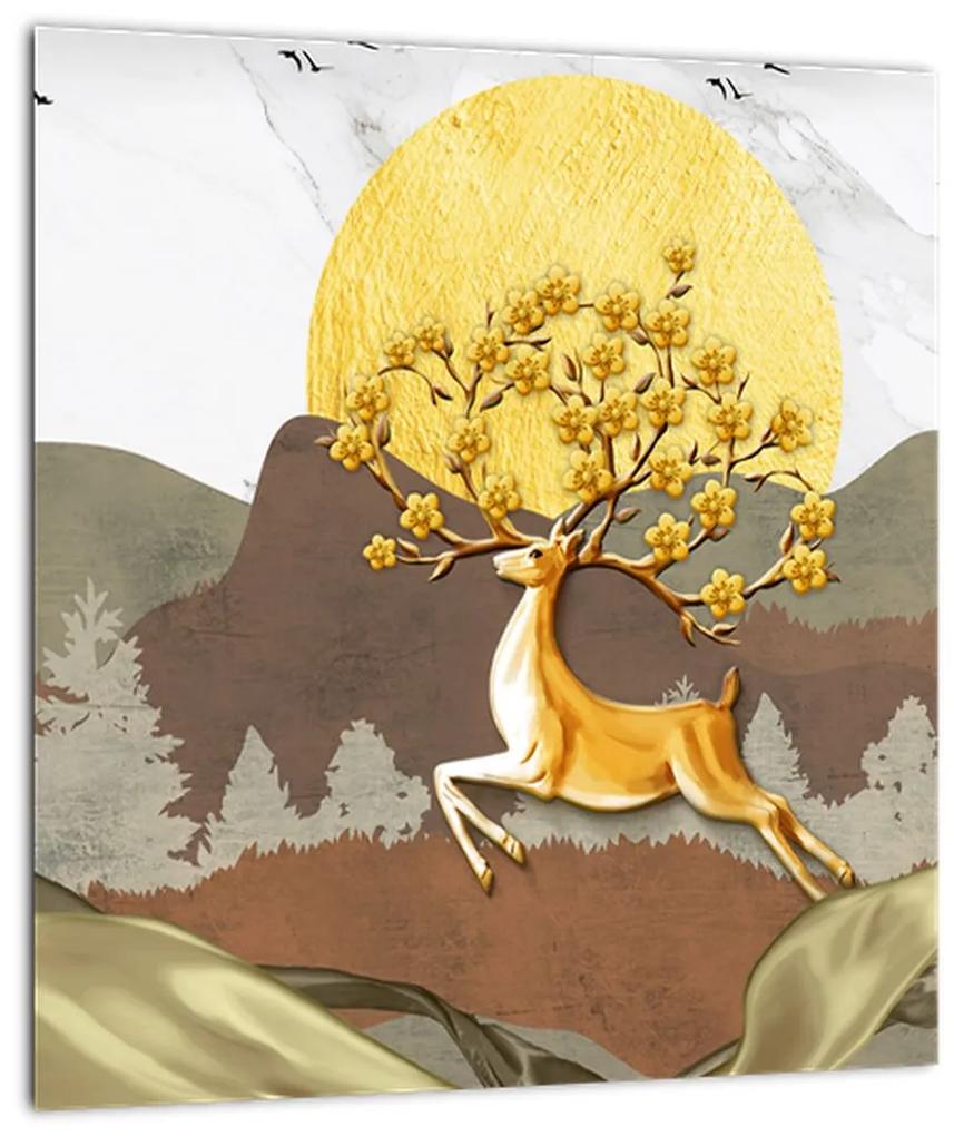 Obraz jelena (30x30 cm)
