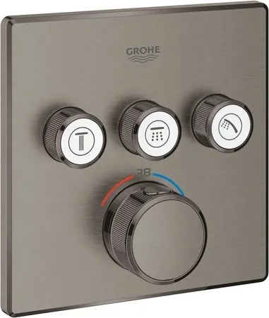 Grohe SmartControl sprchová a vanová baterie smart control bez podomítkového tělesa kartáčovaný hard graphite 29126al0 G29126AL0