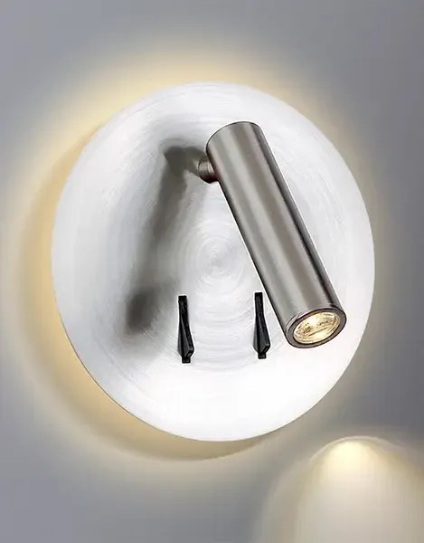 LED nástěnné svítidlo Faro chrom