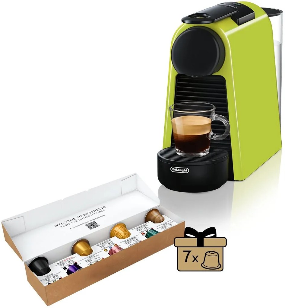 Kávovar na kapsle nespresso de'longhi essenza lime green en85.l