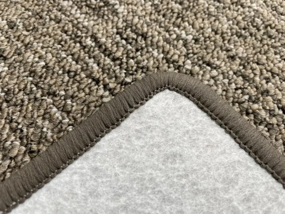 Vopi | Kusový koberec Alassio hnědý - Kulatý 160 cm průměr