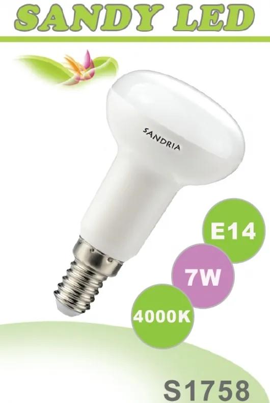 LED žárovka E14 SANDRIA S1758 SANDY LED E14 R50 7W SMD 4000K