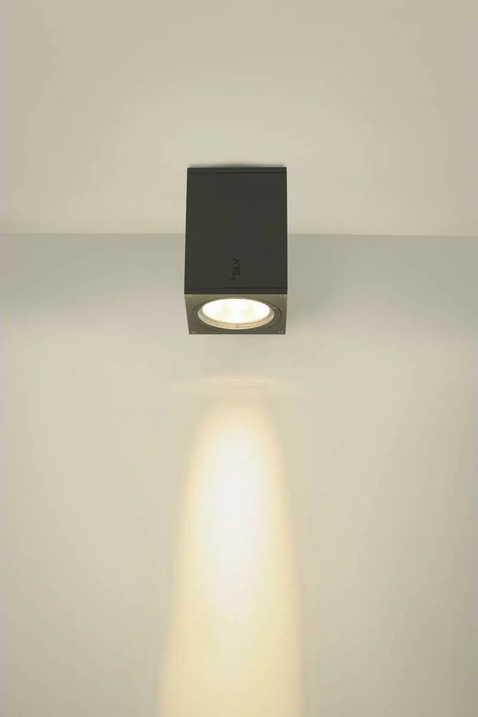 LA 1003421 ENOLA SQUARE M Outdoor, stropní LED svítidlo, antracitové - BIG WHITE (SLV)