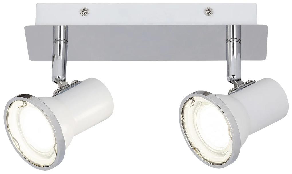 Rabalux LED přisazené koupelnové bodové svítidlo Steve 2x4,5W | GU10 | 860lm | 4000K | IP44