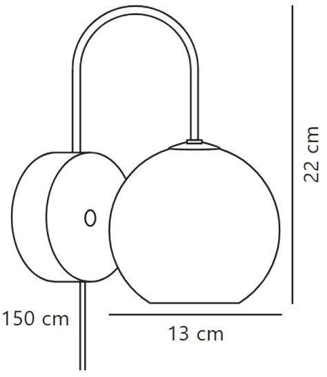 Nordlux - Nástěnné svítidlo FRANCA 1xE14/40W/230V