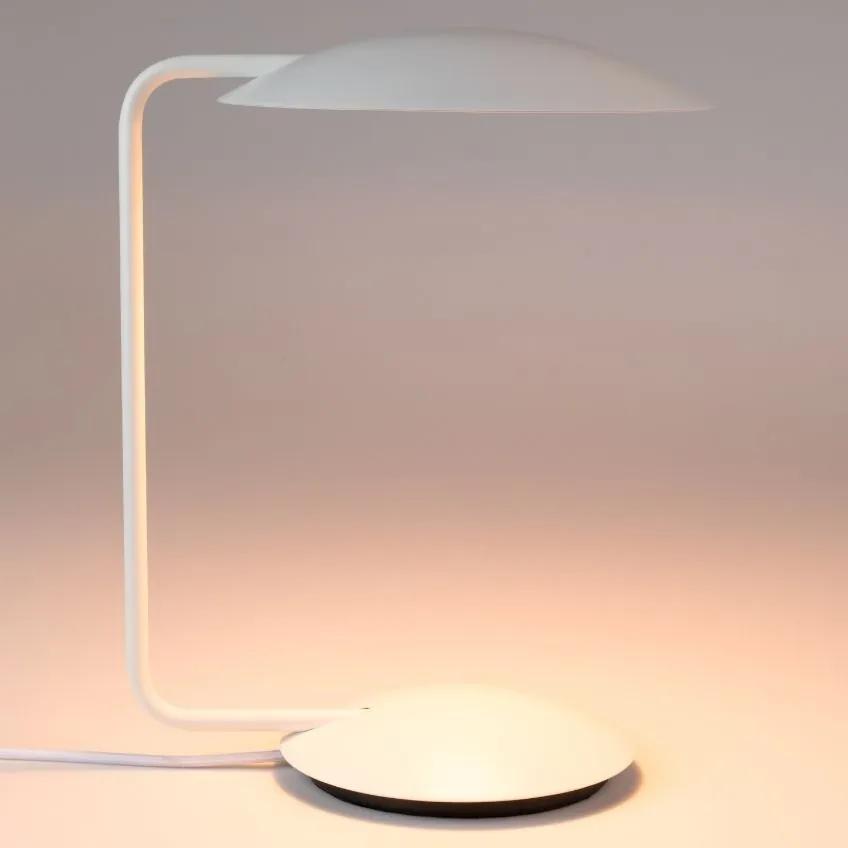 Bílá kovová stolní lampa ZUIVER PIXIE
