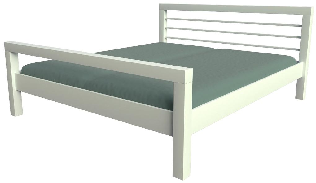Nábytek ATIKA s.r.o. kovová postel OXFORD Povrchová úprava: bílá, Rozměr: 160 x 200 cm