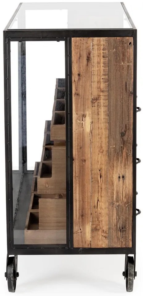 BIZZOTTO Dřevěná komoda MINDIL 122 cm 0721500