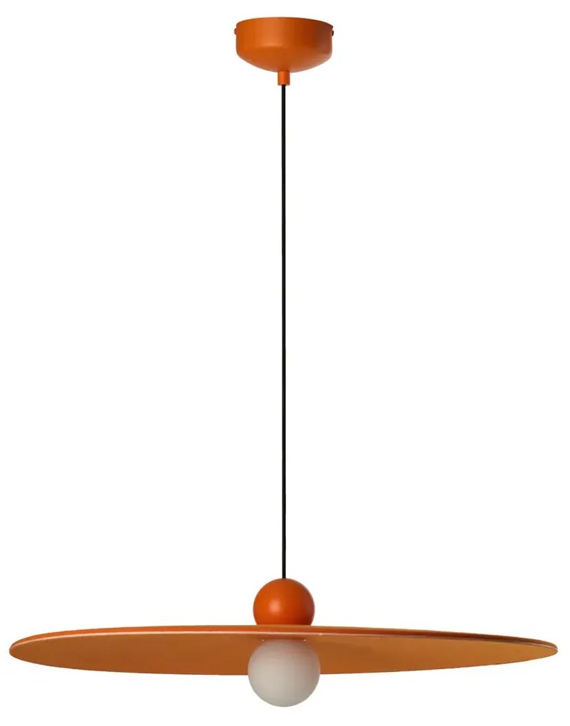 Designový lustr Freya oranžová