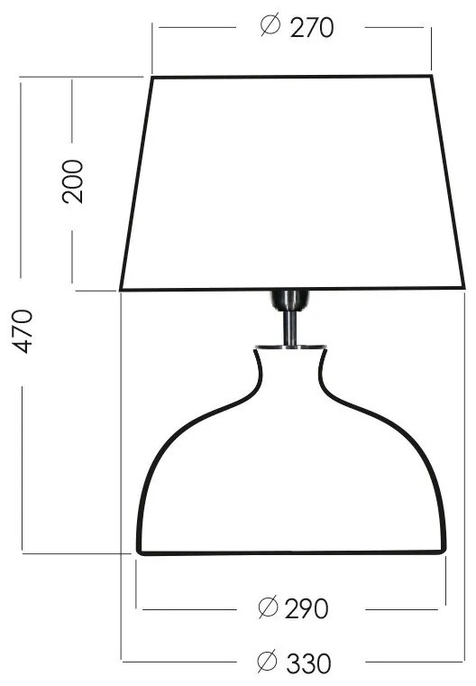 4concepts Designová stolní lampa HAGA ANTHRACITE Barva: Černá