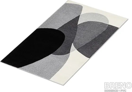 Breno Kusový koberec LARA L258A-SFI28, 120x170 cm, Šedá/Vícebarevné