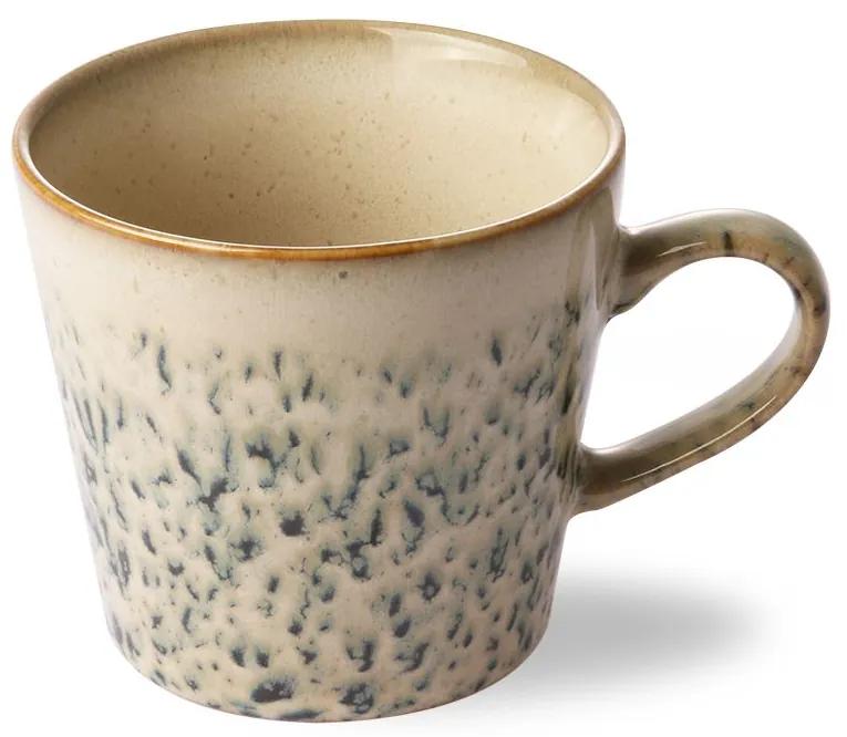 HK living Keramický hrnek 70's Mug Hail 250 ml, šedá barva, keramika