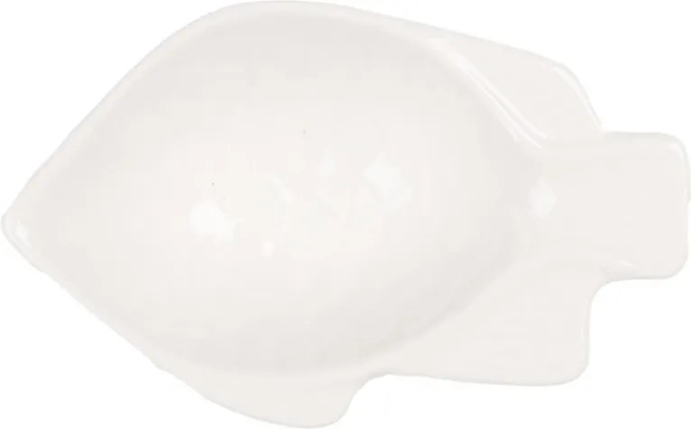 Malá bílá mistička ve tvaru rybky Fish Bowl S - 9*6*3 cm / 25 ml