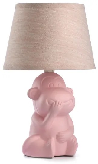 ONLI - Stolní lampa MONKEY 1xE14/6W/230V růžová