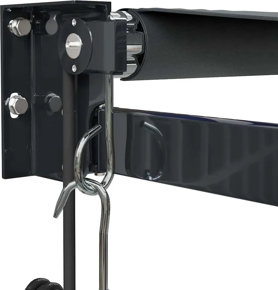 Automatická zatahovací markýza antracitová 3,5 x 2,5 m 3154512