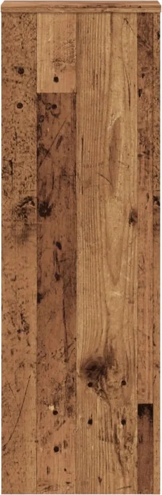 Stojany na rostliny 2 ks old wood 33x33x100 cm kompozitní dřevo 3307889