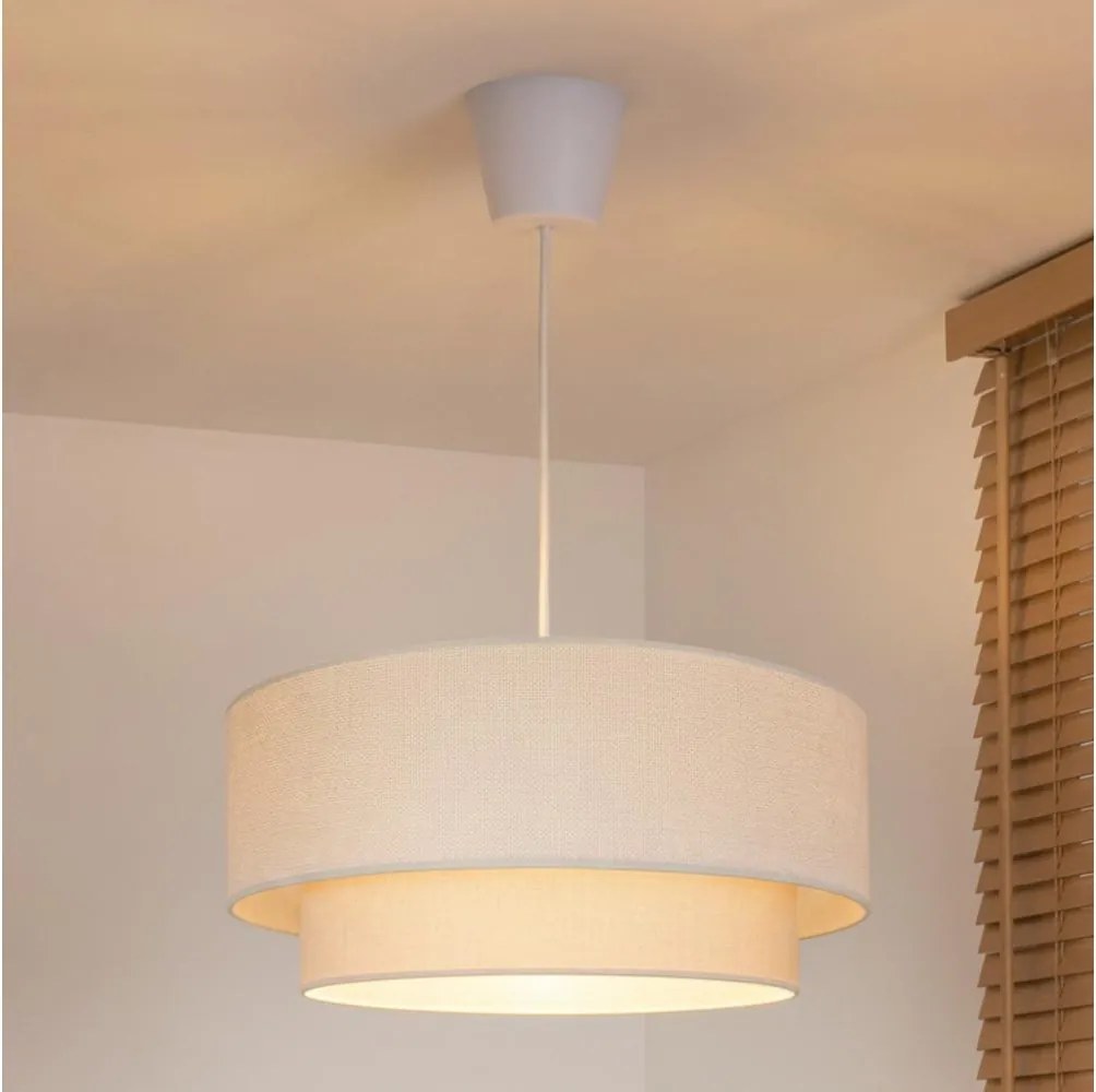 Brilagi - LED Lustr na lanku BOHO ECO 1xE27/10W/230V pr. 40 cm krémová