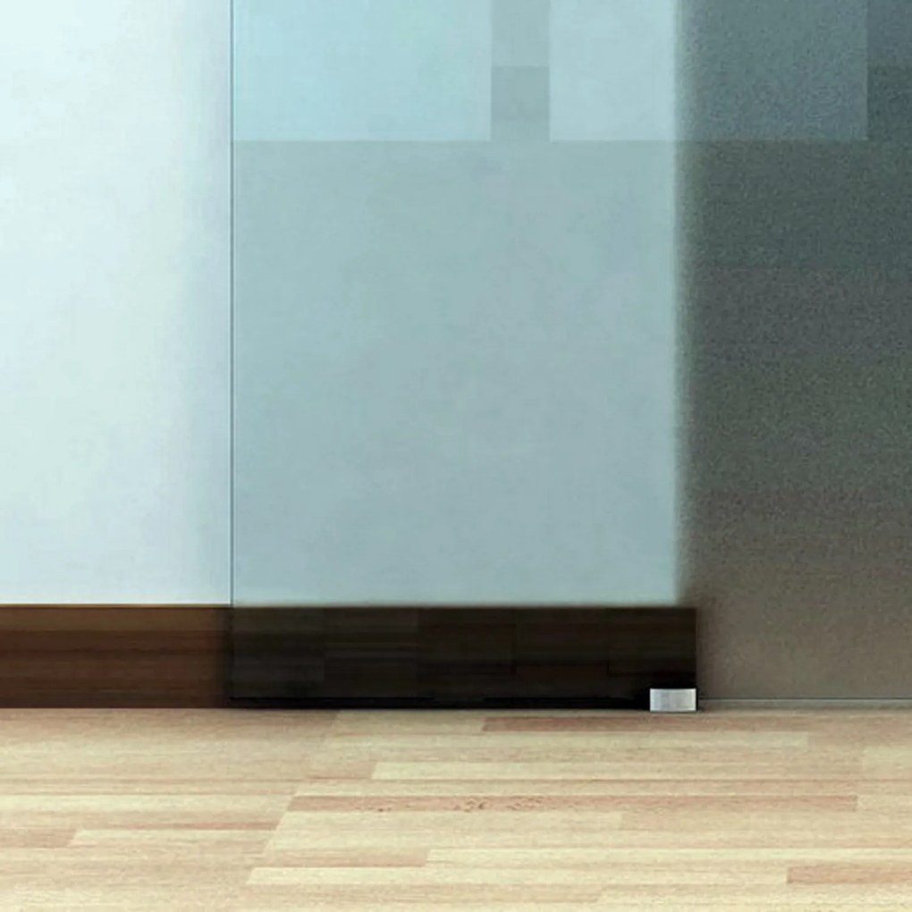 HOMCOM Posuvné skleněné dveře, matné sklo, 775/900/1025x2050 mm