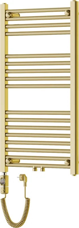 Mexen Mars, elektrické topné těleso 900 x 500 mm, 300 W, zlatá lesklá, W110-0900-500-2300-50