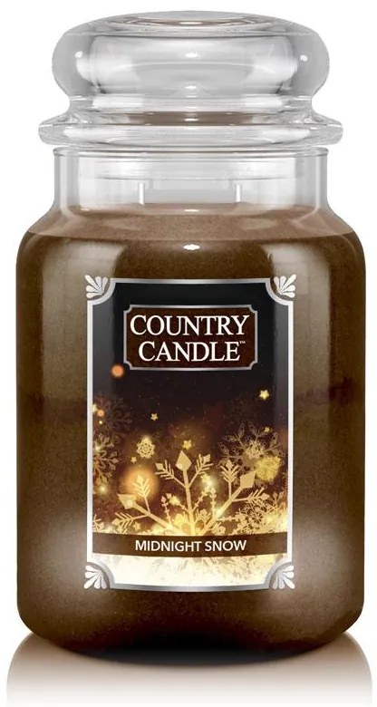 Country Candle Vonná Svíčka Midnight Snow, 652 g