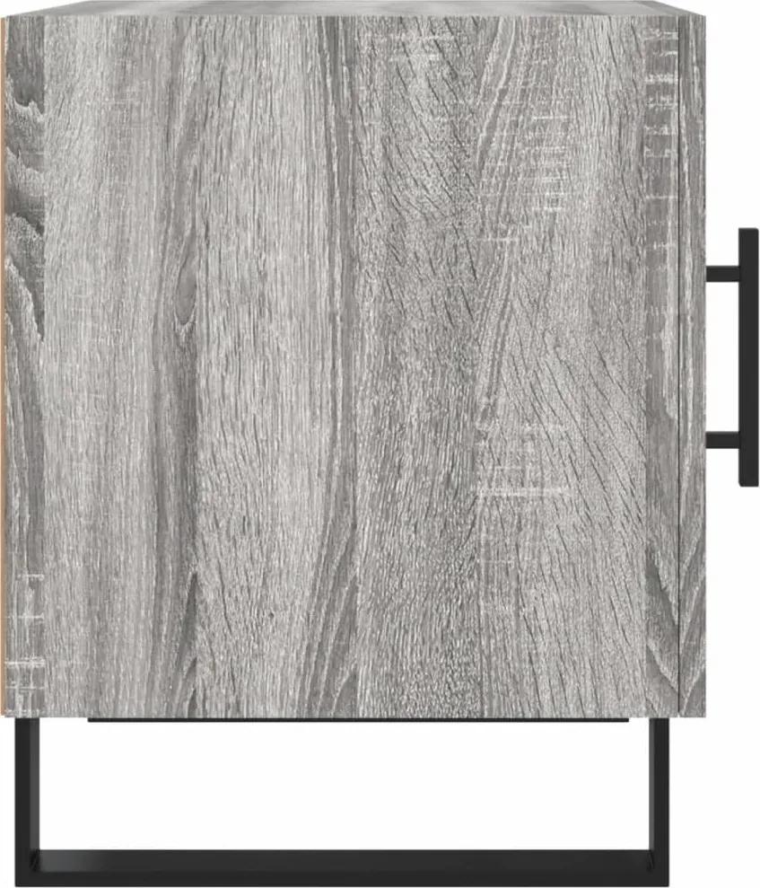 vidaXL Noční stolek 40 x 40 x 50 cm kompozitní dřevo [827624] Barva: bílá s vysokým leskem