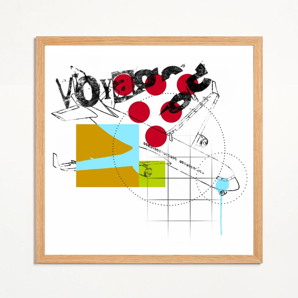 Jakub Hýnar | Voyage Rám: Bílý, Velikost: 40 x 40 cm