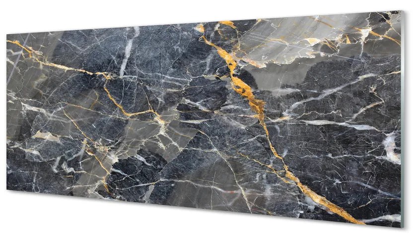 Skleněný panel Marble kamenná zeď 125x50 cm