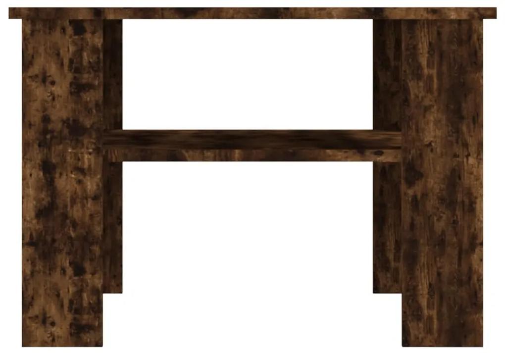 Konferenční stolek kouřový dub 60 x 60 x 42 cm kompozitní dřevo