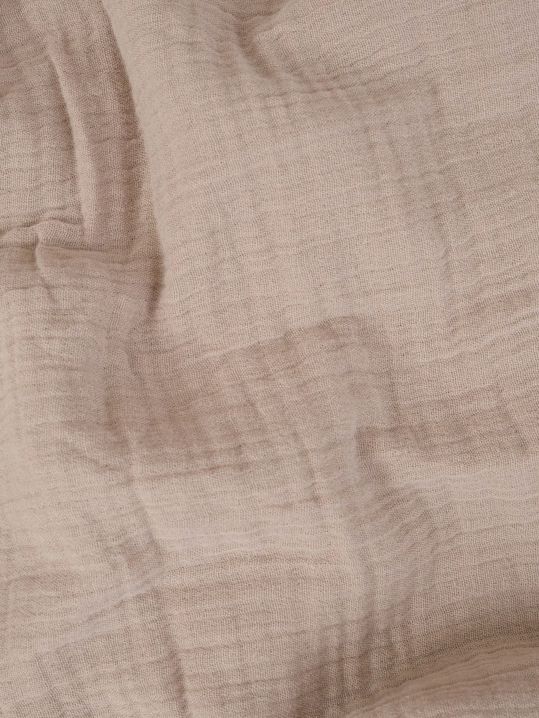 MK Lůžkoviny Francouzské mušelínové povlečení - Alexia Duo - mátová/cappuccino 220 × 200 cm, 2ks 70 x 90 cm